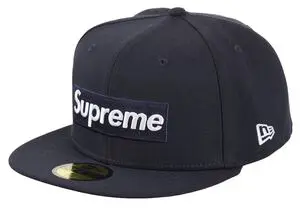Supreme Grinch Box Logo New Era 59fifty Fitted Cap - Navy Blue