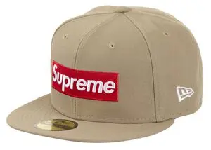 Supreme Grinch Box Logo New Era 59fifty Fitted Cap - Tan