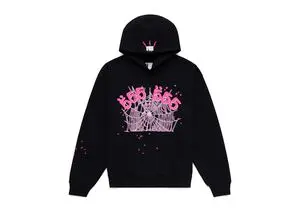 SP5DER Angel Number Hoodie - Black