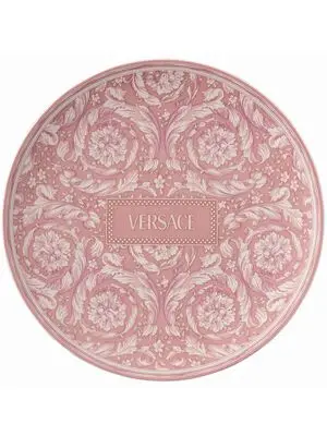Versace Barocco Plate - Pink