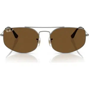 Ray-ban Explorer Rectangular Sunglasses - Gunmetal