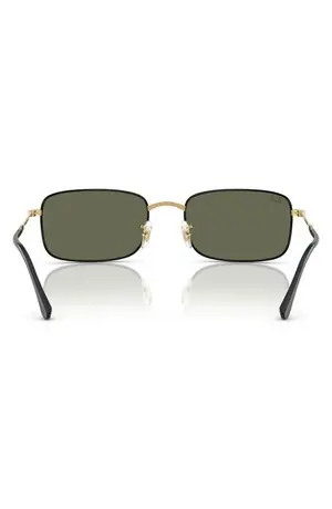 Ray-ban 61mm Polarized Rectangle Sunglasses