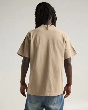 SHAKA WEAR Max Heavyweight Garment Dye T-shirt - Oatmeal