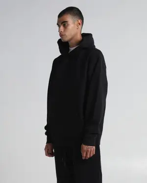 SHAKA WEAR Heavyweight Garment Dye Hoodie - Black