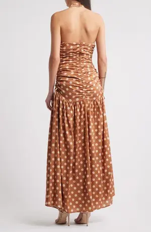 SONYA MODA Nawal Stretch Silk Maxi Dress