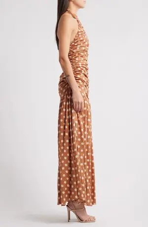 SONYA MODA Nawal Stretch Silk Maxi Dress