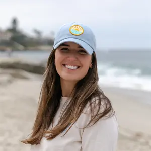 EVERYDAY CALIFORNIA Daisy Baseball Cap - Navy