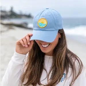 EVERYDAY CALIFORNIA Daisy Baseball Cap - Navy