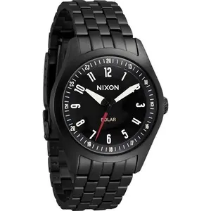 Nixon Echo Solar Automatic Bracelet Watch - Black/black