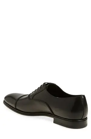 FERRAGAMO Boston Cap Toe Oxford - Nero