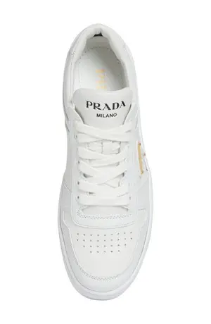 Prada Flatform Downtown Leather Sneakers