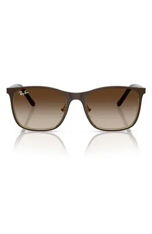 Ray-ban 48mm Gradient Square Sunglasses - Brown Gradient