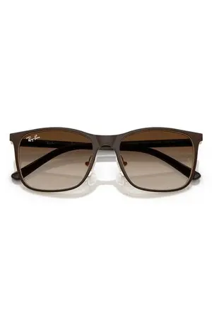 Ray-ban 48mm Gradient Square Sunglasses - Brown Gradient
