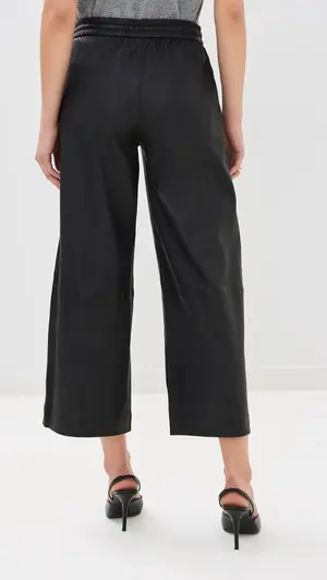 Sprwmn Cropped Leather Pants