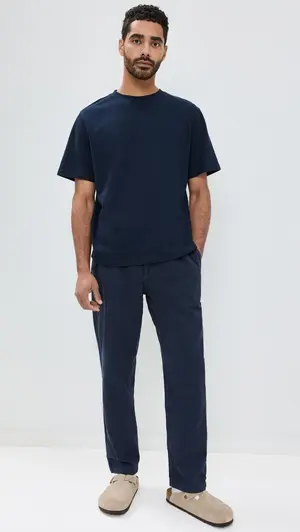 WAX LONDON Dean Tee - Navy