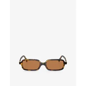 Miu Miu Rectangle Sunglasses - Brown