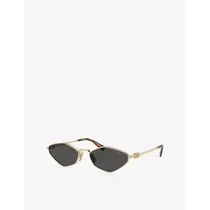 Miu Miu Mu 56zs Irregular Sunglasses