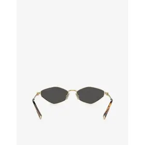 Miu Miu Mu 56zs Irregular Sunglasses