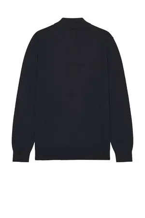 Nn07 Sergio Zip Mock Neck Sweater - Navy Multi