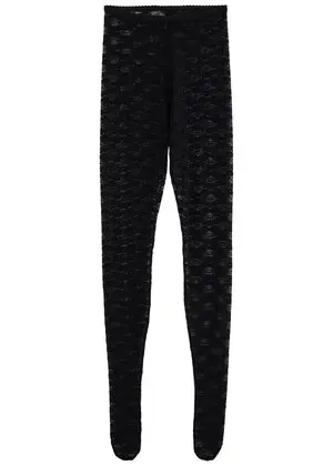 SELF-PORTRAIT X Christopher Kane Lace Tights - Black