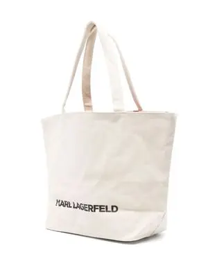 Karl Lagerfeld K/hearts Reversible Tote - Neutrals