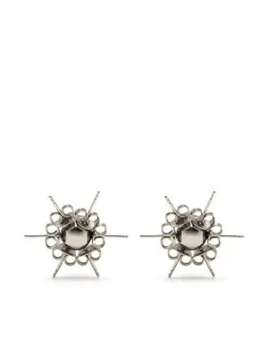 D'HEYGERE Xl Stud Earrings - Silver