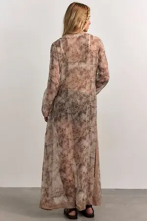 Free People Grace Kelly Sheer Kaftan Jacket