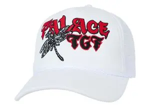 PALACE Tgf Trucker Cap - White