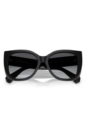 Tiffany & Co. Polarized Gradient Square Sunglasses - Black