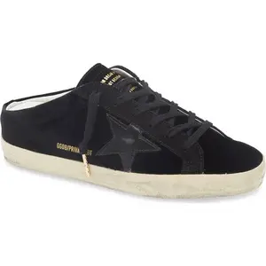 GOLDEN GOOSE Super-star Sabot Mule Sneakers - Black