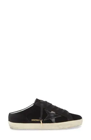 GOLDEN GOOSE Super-star Sabot Mule Sneakers - Black