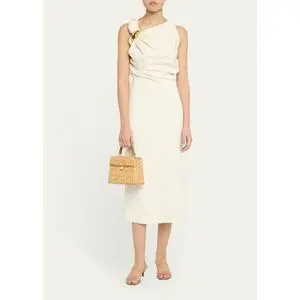 Cult Gaia Sybil Rattan Crossbody Bag - Neutral