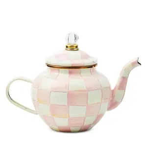 MACKENZIE-CHILDS Rosy Check 4 Cup Teapot - No Color