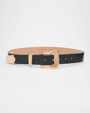 Gabriela Hearst Gabriela Hearst Maireed Leather Belt - Black