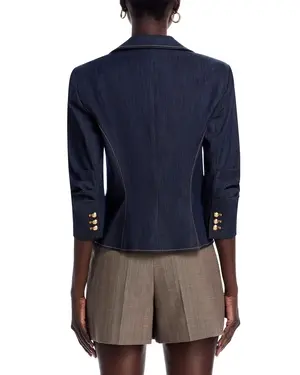 Cinq À Sept Petit Khloe Denim Blazer - Indigo