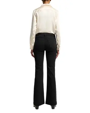 7 For All Mankind Dojo Tailorless Bootcut Jeans - Black