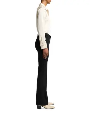 7 For All Mankind Dojo Tailorless Bootcut Jeans - Black