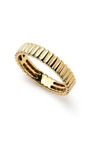 ANA LUISA Solid Galaxy Ring - Gold