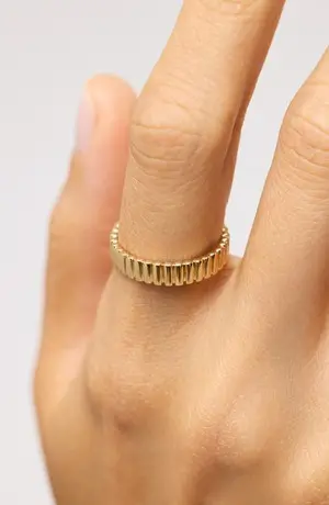 ANA LUISA Solid Galaxy Ring