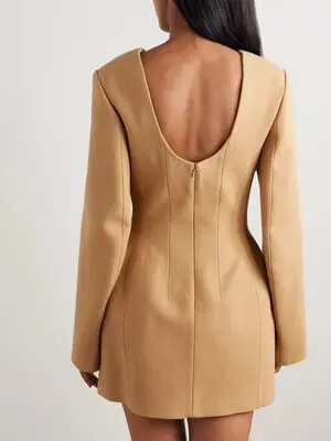 Carven Wool-twill Mini Dress