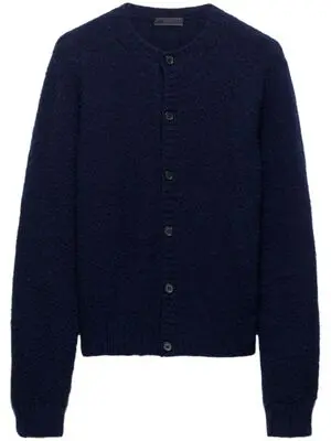 Prada Ribbed Cardigans For Men