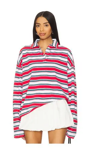 JADED LONDON Oversized Stripe Long Sleeve Top
