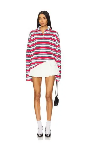 JADED LONDON Oversized Stripe Long Sleeve Top