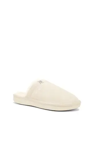 BRUNCH Suede Shearling Slippers