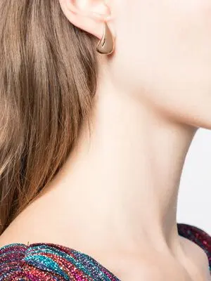 ANITA KO 18kt Rose Claw Earrings - Gold