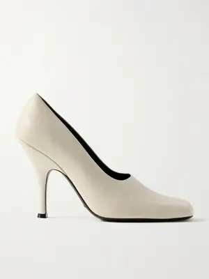 Khaite Eva Leather Pumps - Neutrals
