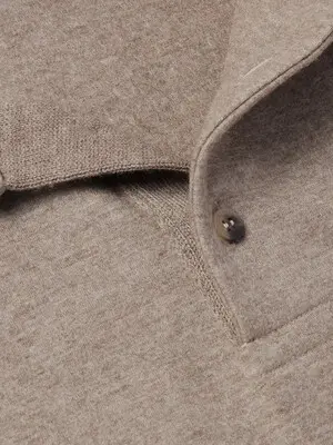 Loro Piana Cashmere Polo Shirt - Neutrals