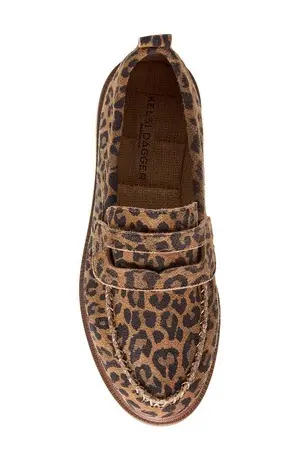 KELSI DAGGER BROOKLYN Penny Loafer - Leopard