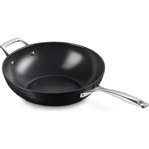 LE CREUSET Essential Nonstick Ceramic Stir Fry Pan - Black