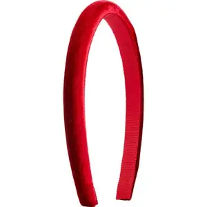 JENNIFER BEHR Tianna Silk Velvet Headband - Ruby